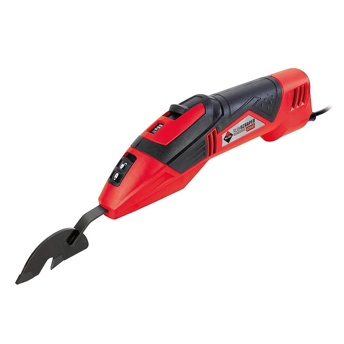 RUBISCRAPER-250 Oscillating Multi-Tool Kit, 250W Grout Removal Tool with Tungsten Carbide Blades, 3 Speeds, Fast Lock System, Ideal for Tile Repair, Includes Special Blades and Carrying Case