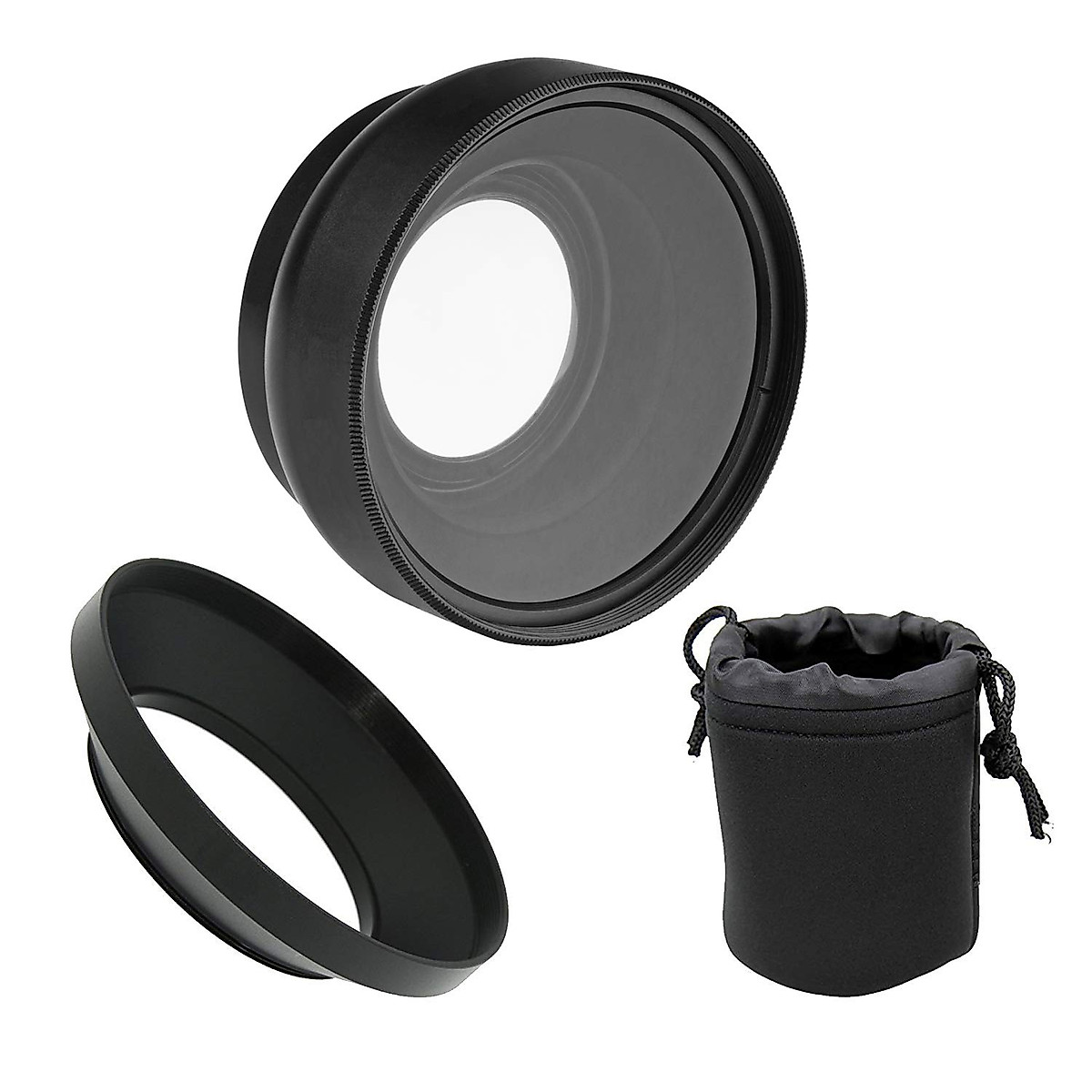 0.43X High Definition Super Wide Angle Lens w/Macro Compatible with Sony FDR-AX100 + 62mm 3 Piece Filter Kit