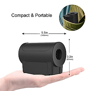 Dexpole Electric Air Pump, Portable Air Pump for Inflatables, Rechargeable Pumps with Nozzles for Air Mattress,Swimming Rings,Padding Pools