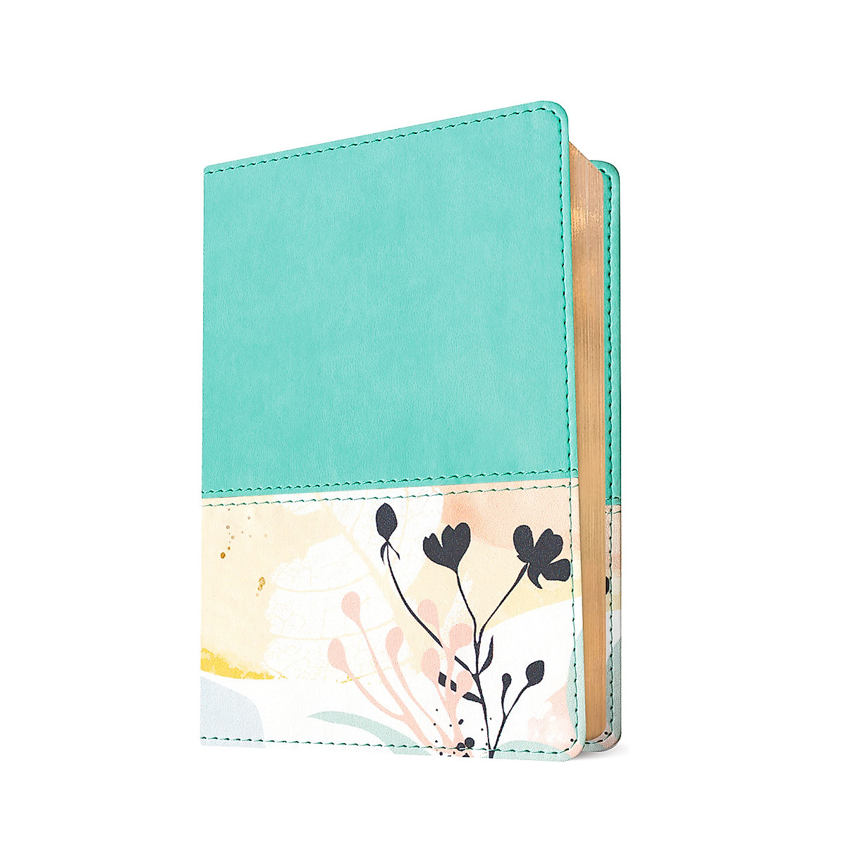 Santa Biblia NTV, Edición compacta, letra grande (SentiPiel, Menta, Letra Roja) (Spanish Edition)