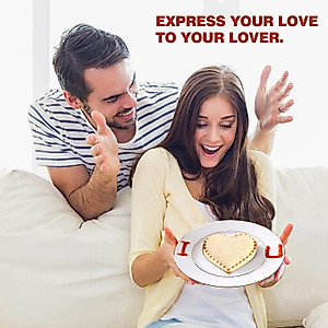 HINZER Sandwich Cutter and Sealer Set Uncrustables Maker 4 Pcs Bread Decruster Sandwich Cutter Pancake Maker Heart Square Circle Dinosaur Shape DIY Cookie Cutters Gift for Kids Adult Boys Girls