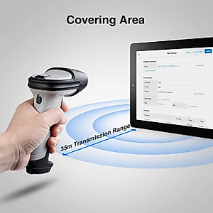 InateckBarcode Scanner with Charging Base, Bundle Product, BCST-70 and BS04001