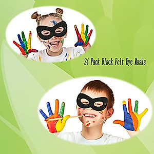 24 Packs Superhero Masks Party Favors for Kids, Superheroes Dress Up Cosplay Party Supplies Party Masks Super Hero Costumes Superhero Birthday Party Decorations