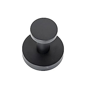 Italia Florence Series Minimalist Robe Hook in Matte Black