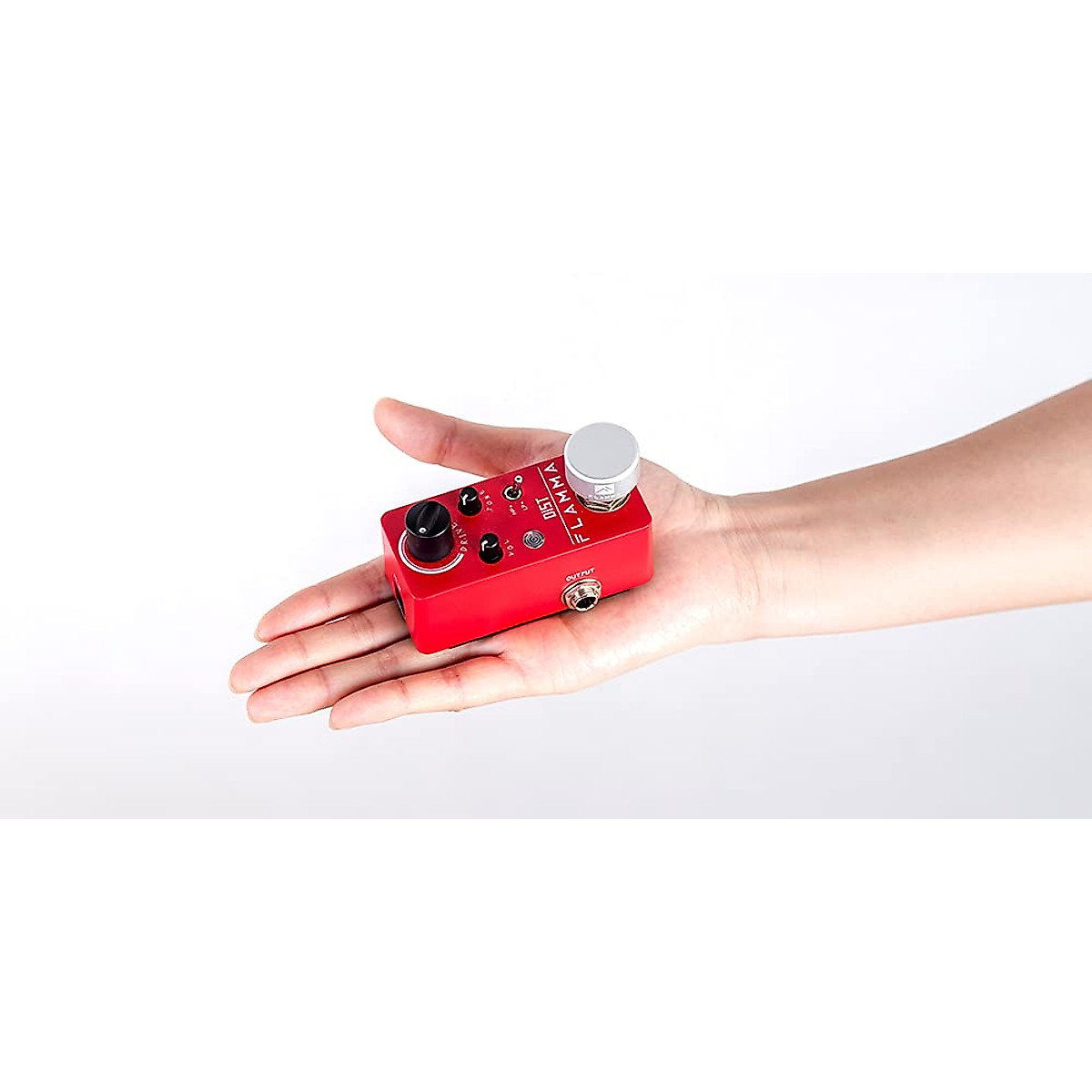 FLAMMA FC06 Distortion Guitar Pedal Electric Guitar Effects with 2 Modes HP/LP, Mini Analog Guitar Pedal, True Bypass