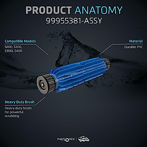 Dolphin Genuine Replacement Part — Rear Blue Brush Kit — 99955381-ASSY