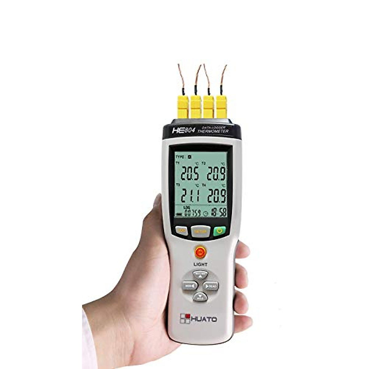 5pcs Pack High Accuracy K Type Mini-Connector Thermocouple Temperature Probe Sensor, 1 Meter Long Measure Range -200°C~260°C (-328°F~500°F)