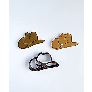 COWBOY COOKIE CUTTERS Wild West Country Cowboy Cowgirl Boot And Rustic Western Rodeo Hat Cookie Cutters Made In America (2 Pack)
