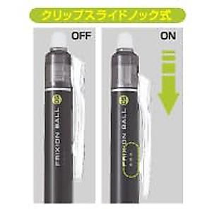 Pilot FriXion Ball Knock Retractable Erasable Gel Ink Pens, Extra Fine Point 0.5mm, Black Ink, 3 Pens & 6 Refills Value Set