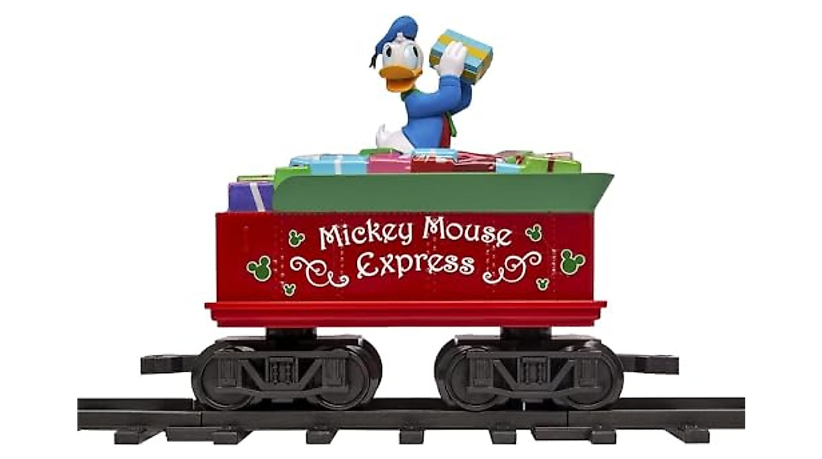 Disney Mickey Mouse Train Set with Remote and Lights for Kids 4+