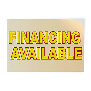 Decal Stickers Multiple Sizes Financing Available Business B Industrial Vinyl Safety Sign Label Business 10x7Inches