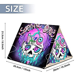 Y-DSIWX Guinea Pig Hideout House Bed, Skull Rabbit Cave, Squirrel Chinchilla Hamster Hedgehog Nest Cage