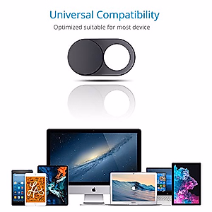 CloudValley Upgrade Magnetic Webcam Cover, [6-Pack] 0.023 inch Metal Camera Cover Slide for Mac, iPad, MacBook Pro, MacBook Air, Laptops, PC/Computer, Tablets, Web Blocker Protect Your Privacy