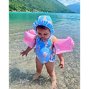 Toddler Baby Girls One Pieces Swimsuit Kids Cute Animal Leopard Printed Bathing Suits Beach Swimwear 2-6Y