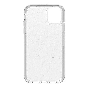 OtterBox iPhone 11 Symmetry Series Case - STARDUST (SILVER FLAKE/CLEAR), ultra-sleek, wireless charging compatible, raised edges protect camera & screen