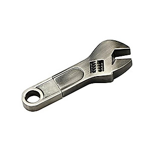 USB Stick 64GB High Speed USB 3.0 Flash Drive Metal Gray Wrench Pendrive Thumb Drive - Civetman
