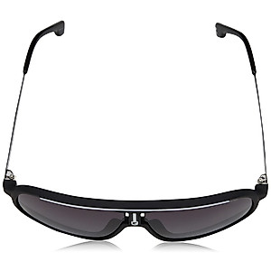 Carrera mens Carrera 1007/S Sunglasses, Matte Black/Dark Gray Gradient, 62mm 10mm US