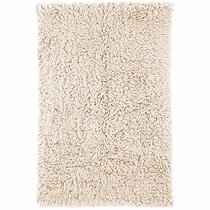 nuLOOM Elena Greek Flokati Shag Area Rug, 5' x 7', Natural