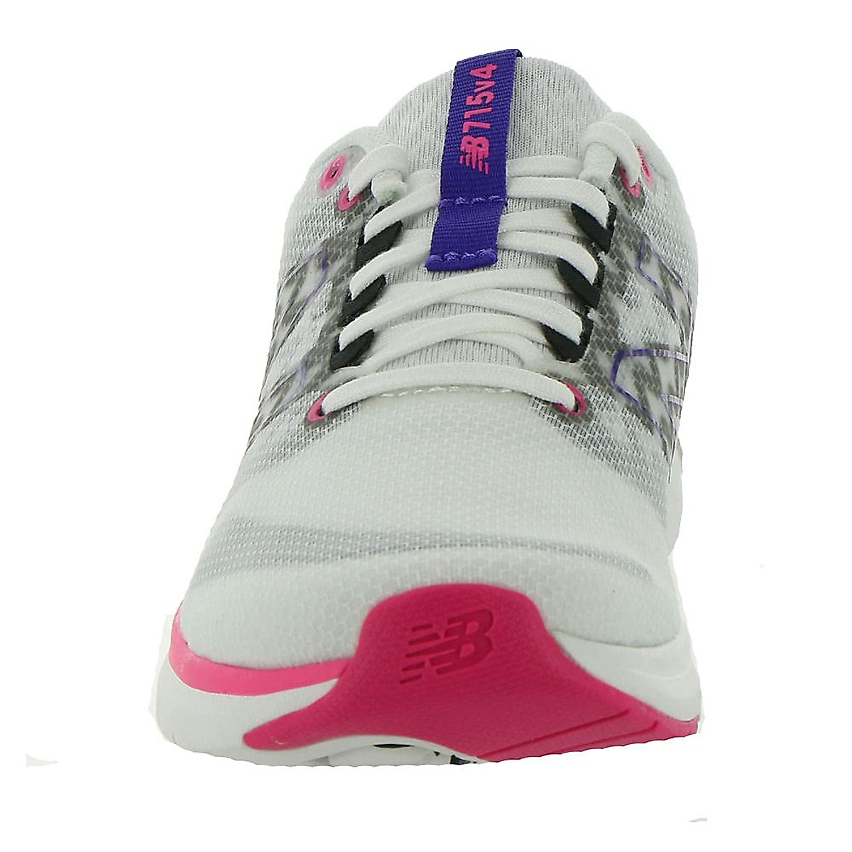 New Balance Women's 715 V4 Cross Trainer, White/Pink, 8