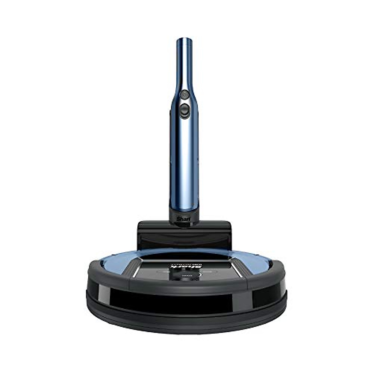 Shark ION Robot Vacuum Cleaning System S87 with Wi-Fi, Bonus Robot Dock & 8-ft. BotBoundry Strips, Ice Blue