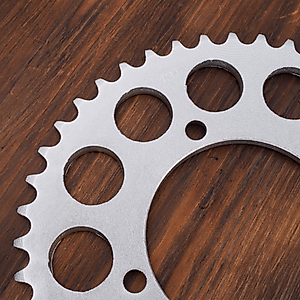 RUTU 420 Chain Sprocket Rear Sprocket 43 Tooth 76mm for Chinese 50 70 90 110 125 140cc 150 160 170 Cc Apollo RFZ CRF50 XR50 SDG IMR SSR YCF Kayo Thumpstar Coolster Pit Dirt Motor Bike Motorcycle