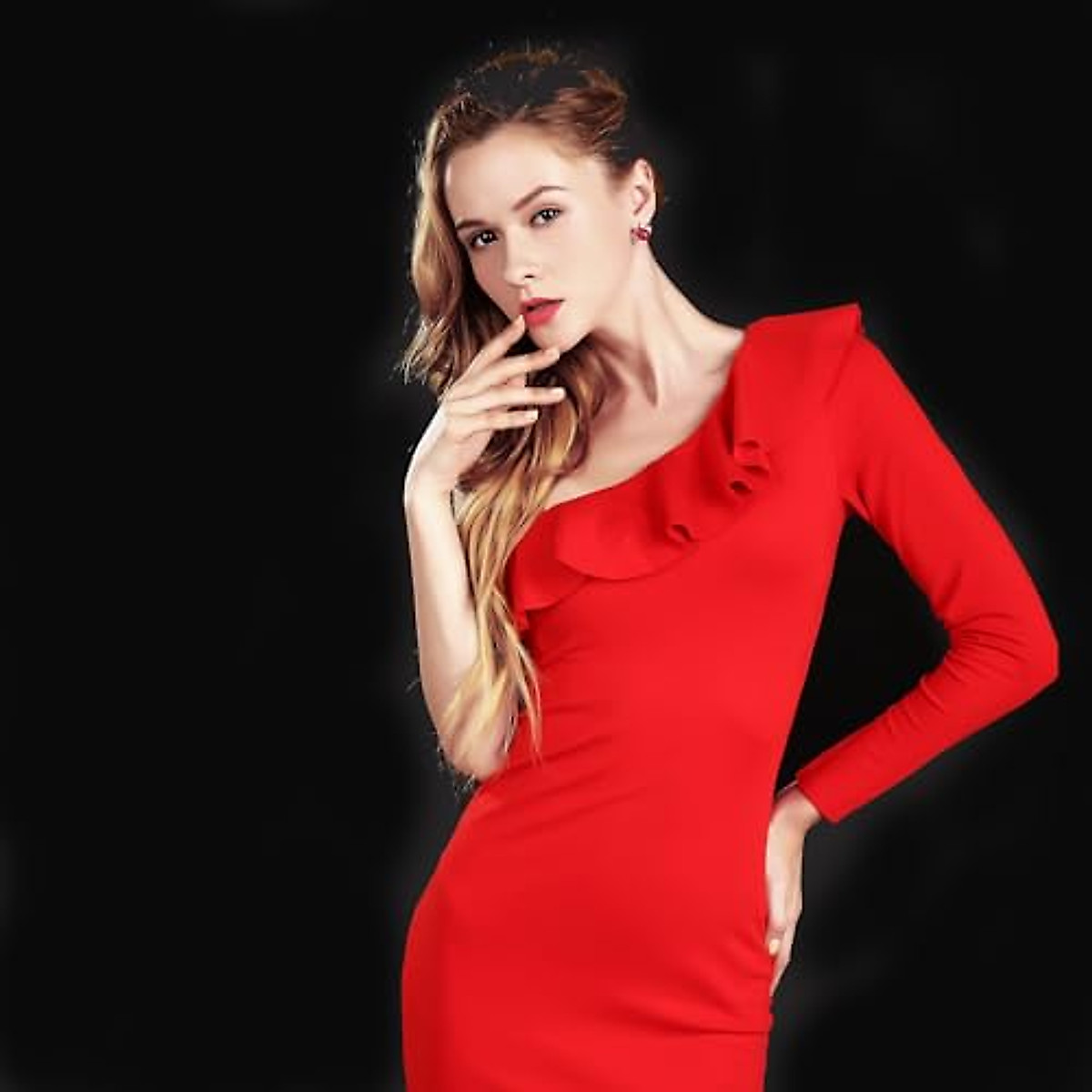 Yizhily Seamless Photo Photography Background Paper Backdrop for Photoshoot, Videos, YouTube, Livestream, 107" x36', Ultra Black