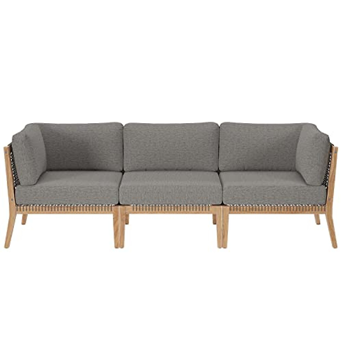 Modway Clearwater Sofas, Gray Graphite