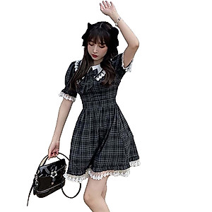 Mfacl Cute Lolita Dress Skirt Summer Dresses Japanese Soft Girl Cute X-Large