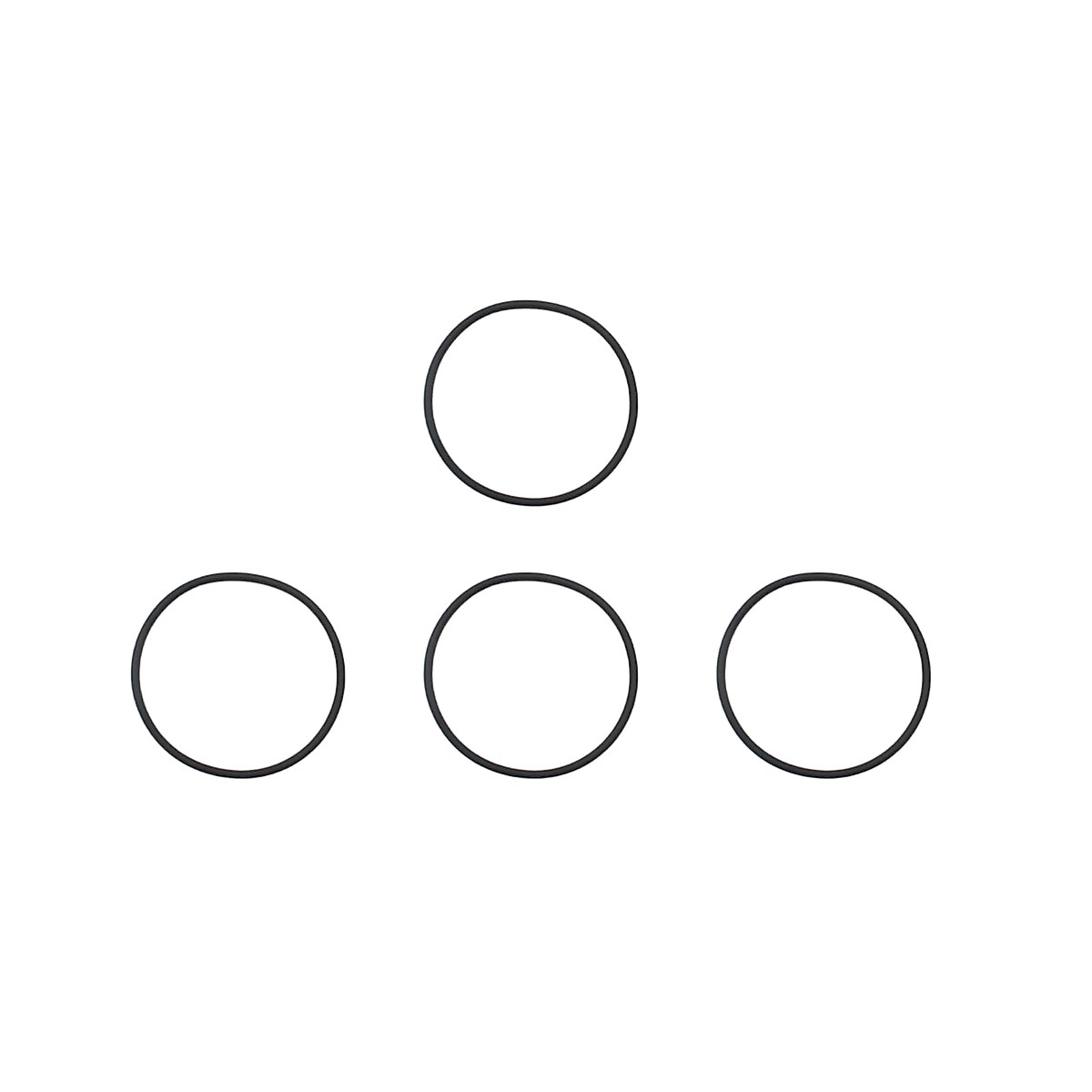 48694 Replacement O-Rings K-48694 for Specific Kohler Shower Valves and Lavatory Faucets (4-Pack)