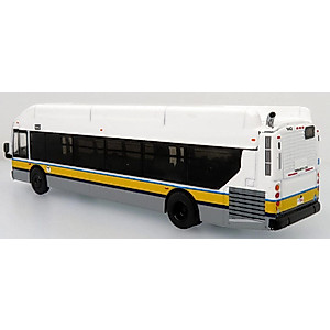 New Flyer Xccelsior XN40 Diecast Bus Boston 'T' MBTA Boston,Mass.1:87-HO Scale Iconic Replicas New in The Box,Yellow