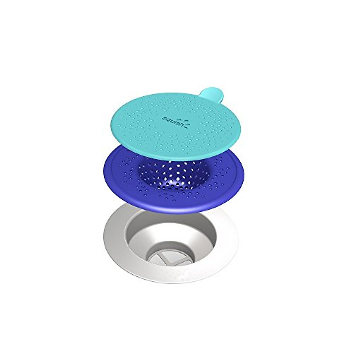 ROBINSON HOME PRODUCTS Blue Squish Sink Strainer, Blue