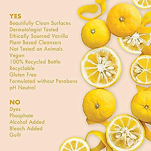 Love Home and Planet Multipurpose Cleaner Spray, Citrus Yuzu & Vanilla, 23 oz