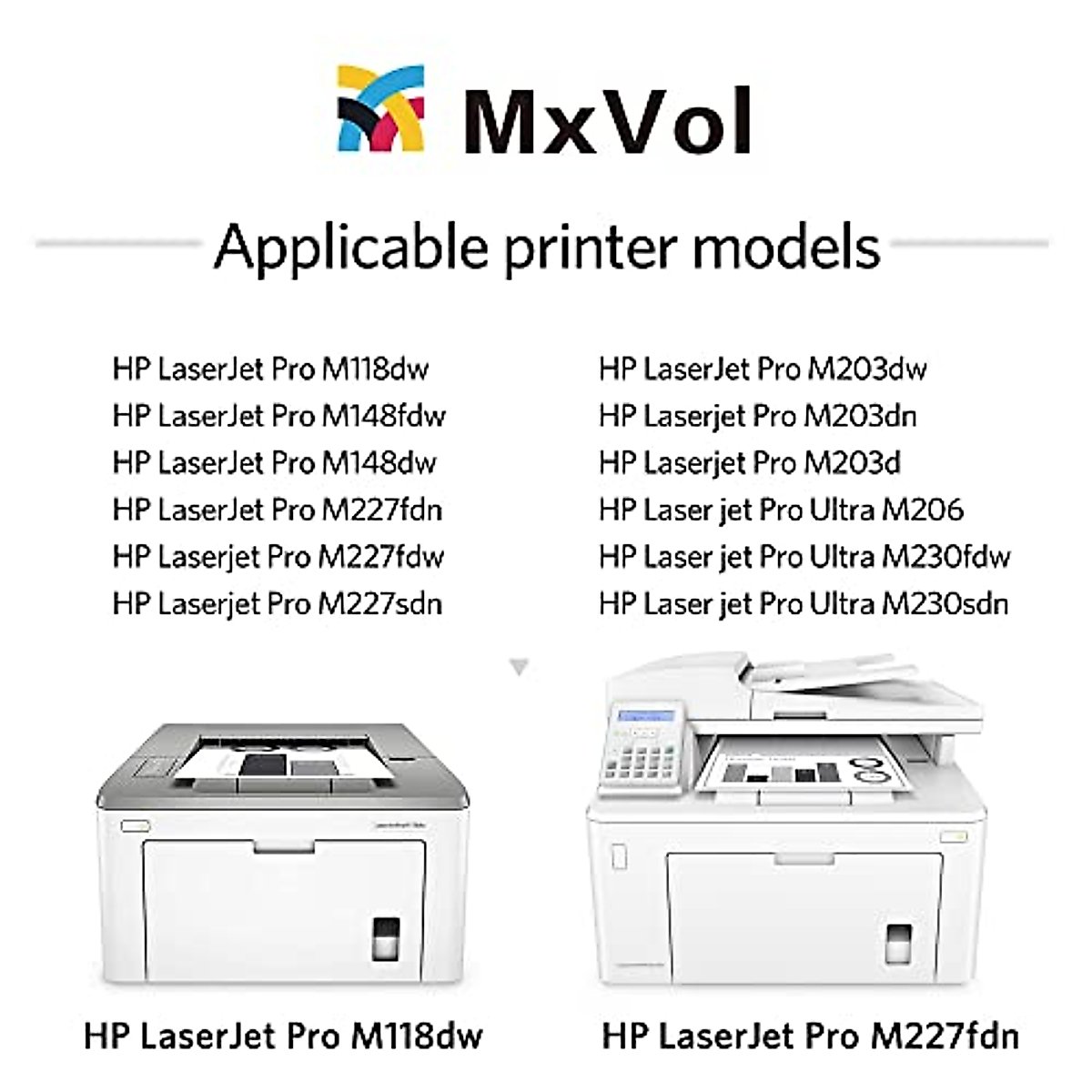 MxVol Compatible Drum Unit Replacement for HP 32A CF232A Drum Yields Up to 23,000 Pages use for HP Laserjet Pro M148dw M203dw M227fdw M118dw M148fdw M227fdn Printer, 1-Pack