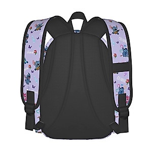 Travel Backpack, Notebook Laptop Bags For Men Women Weekend Outings Trip Book Bag Travel Hiking Camping Work Cartoon Cute Black 20