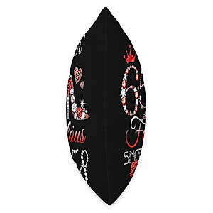 65 Years Old Birthday Queen Gifts Womens Diamond Womens Chapter EST 1958 65 Years Old 65th Birthday Queen Throw Pillow, 16x16, Multicolor