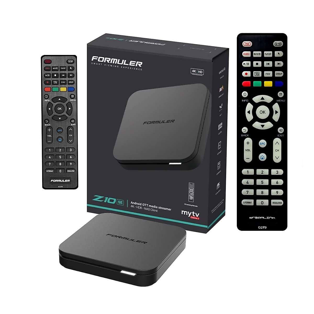 Dreamlink/Formuler Formuler Z10 SE Andriod 10 Affordable Android Set Top Box 2 GB Ram DDR4 RAM 4K Bonus Dreamlink Luminous Remote