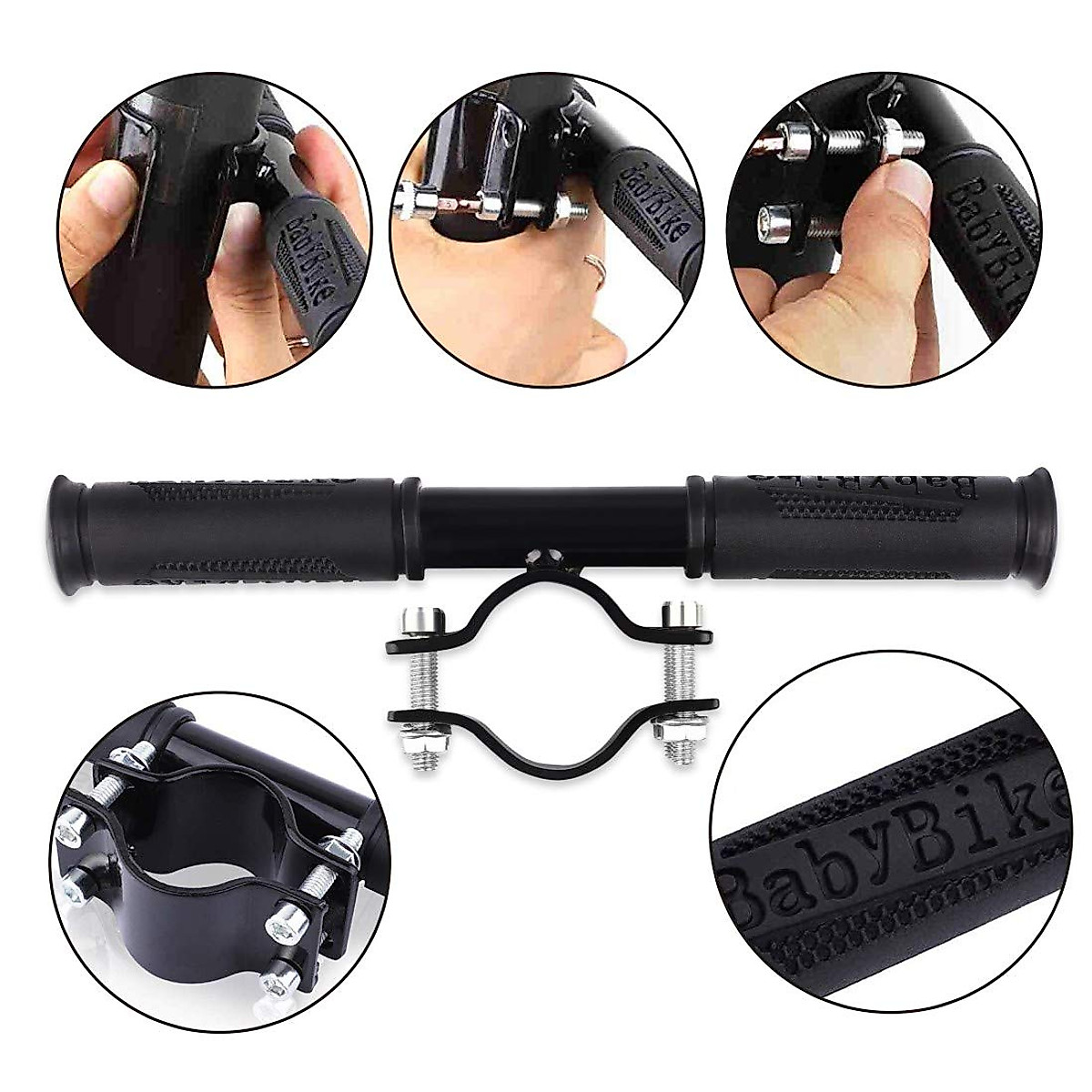 Yungeln Scooter Kids Handle Grip Bar Non-Slip Adjustable Child Safe Holder Kids Handrail Compatible for Xiaomi M365 / Pro 1S Scooter