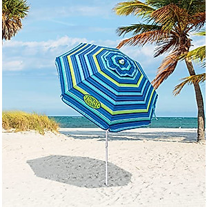 Tommy Bahama 6' UPF 50+ Tilt Beach Umbrella with Wind Vent