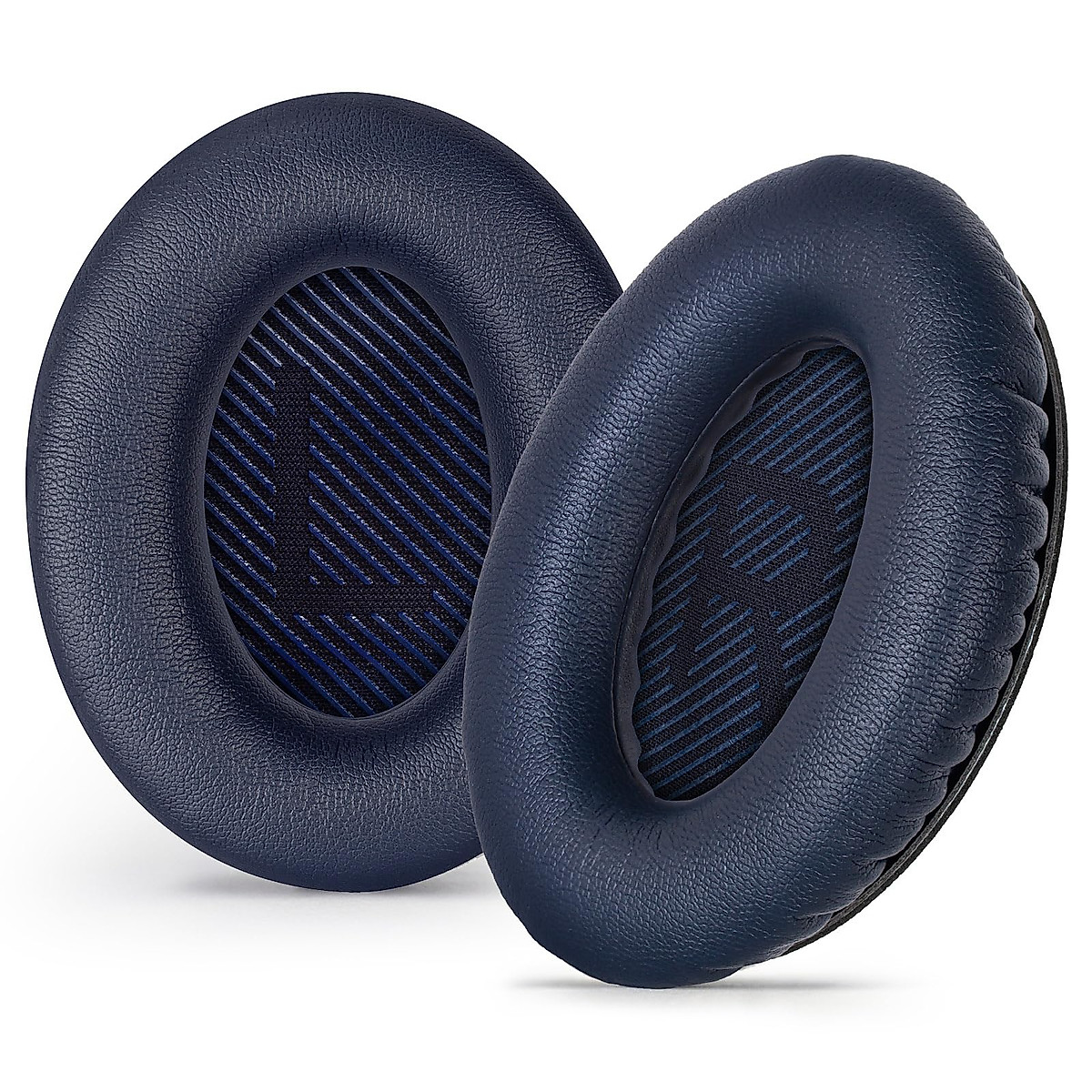 Aurivor Replacement Ear-Pads for Bose Quiet-Comfort QC 35 (ii) 25 15 2 Headphones, Upgraded Cushion for QC35 (ii) QC25 QC15 QC2 SoundTrue/SoundLink AE2/AE2i/AE2w Around-Ear Headphones (MidnightBlue)