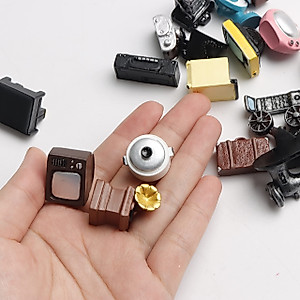 1 :12 Scale Vintage Dollhouse Furniture 23Pcs Dollhouse Mini Furniture Miniature Furniture Mini Furniture for Dollhouse