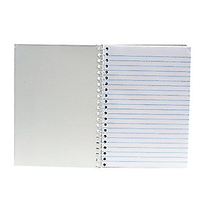 3-Pack - Random Designs - 7" x 5" Spiral Bound Notebook, 120 Sheets per Notebook, College Ruled, Perforated for Easy Tear Outs (3-Pack, Random Designs)