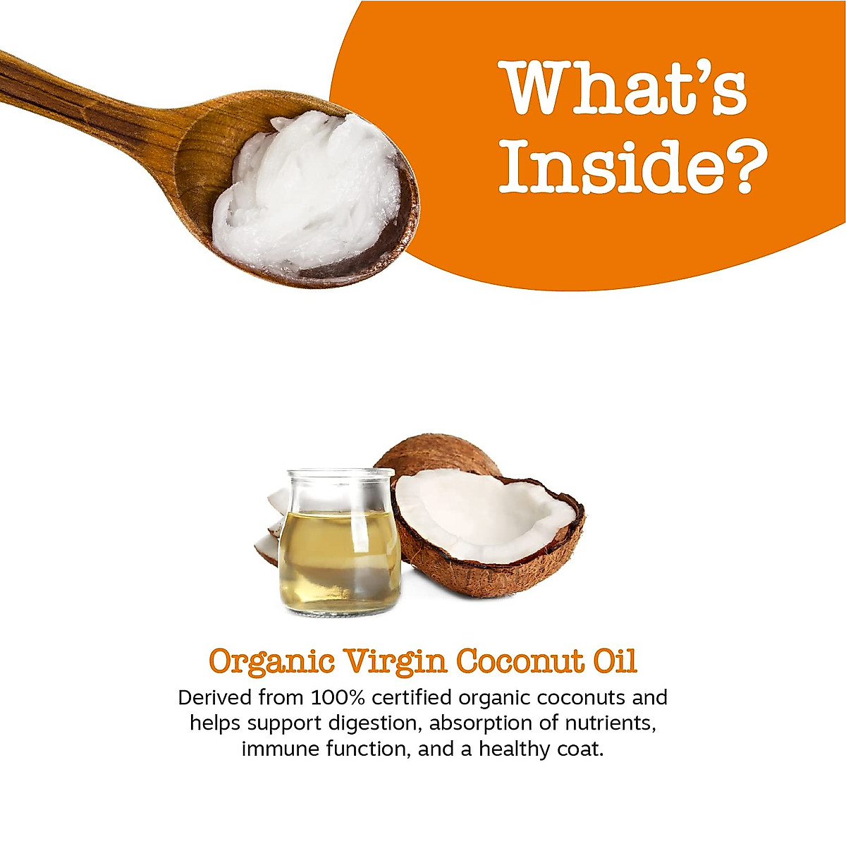 Coconut Oil for Dogs - Certified Organic & Virgin Superfood Supplement - Digestive & Immune Support - 16 OZ