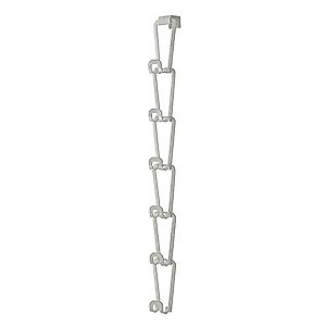 YAMAZAKI home 6510 Chain Link Bag Holder-Closet Storage Hanging Organizer Rack, One Size, White