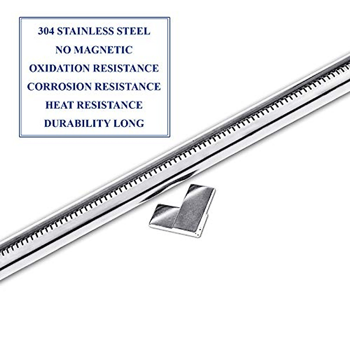 Utheer 69787 18 Inch Grill Burner Tube for Weber Spirit 300 Series, Spirit E310 S310 E320 S320 E330 S330 SP330 (2013 and Newer), Spirit II E310 Grills with Up-Front Control, 304 Stainless Steel Burner