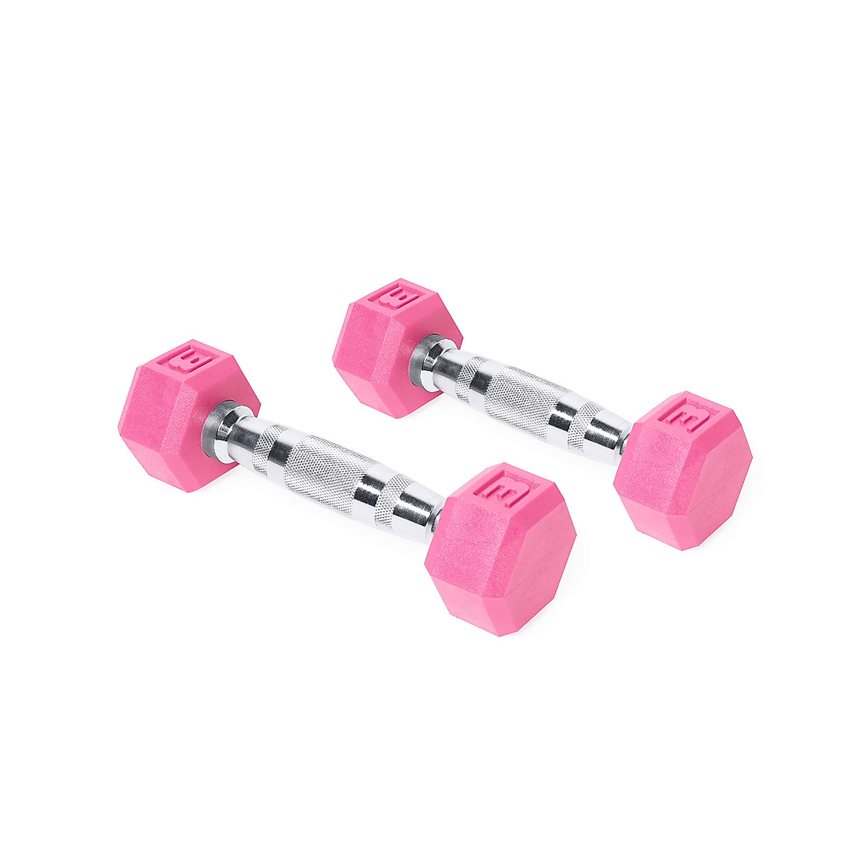 CAP Barbell Color Coated Hex Dumbbell Set with Dumbbell Stand