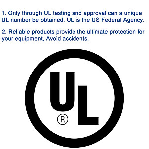 UL Listed 24V AC/DC Adapter Power Supply Cord for Soundbar VSB200 VSB205 VSB210 VSB211 VSB206 VSB207 VSB210WS VHT215 VHT510 and VorTech QuietDrive MP10 MP40 MP40QD
