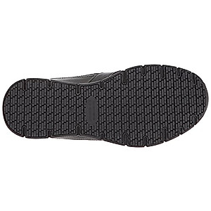 Skechers womens Nampa-wyola Food Service Shoe, Black Polyurethane, 8 US