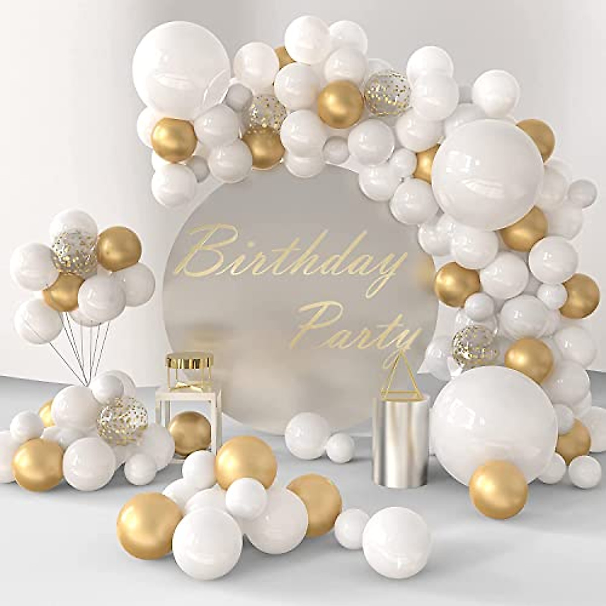 TILCO BALLOONS | Pack x2 Giant Balloons White 72 Inch Jumbo | Ready to Inflate With Air, Helium or Fill With Water | Decorate Your Birthday, Graduations, Events or Weddings | Balloon to Get Inside
