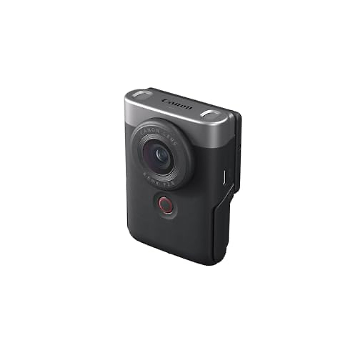 Canon PowerShot V10 Vlog Camera for Content Creators, 19mm Wide-Angle Lens, 1" CMOS sensor, 4K Video, Face-tracking, Built-in Microphone, Image Stabilization, Webcam, Live Streaming, Silver