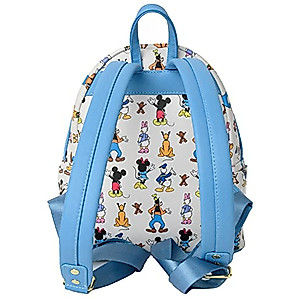 Loungefly Disney Mini Backpack Mickey Friends Forward & Backward Shoulder Bag